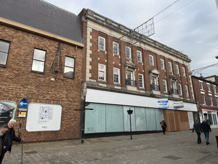 Tesco checks in to former M&S store as Chesterfield high street gets a ...